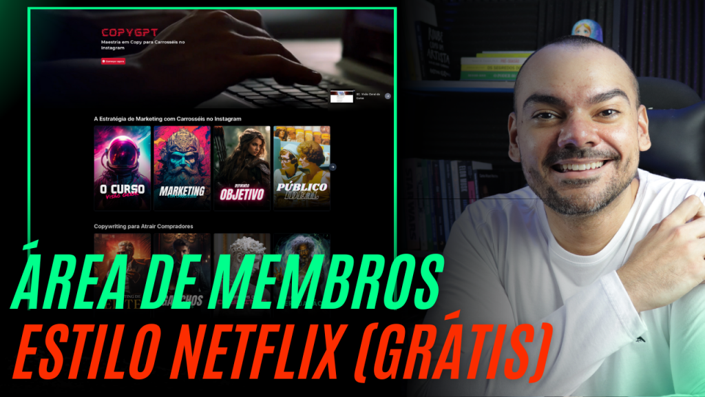 Área de Membros Estilo Netflix Gratuita